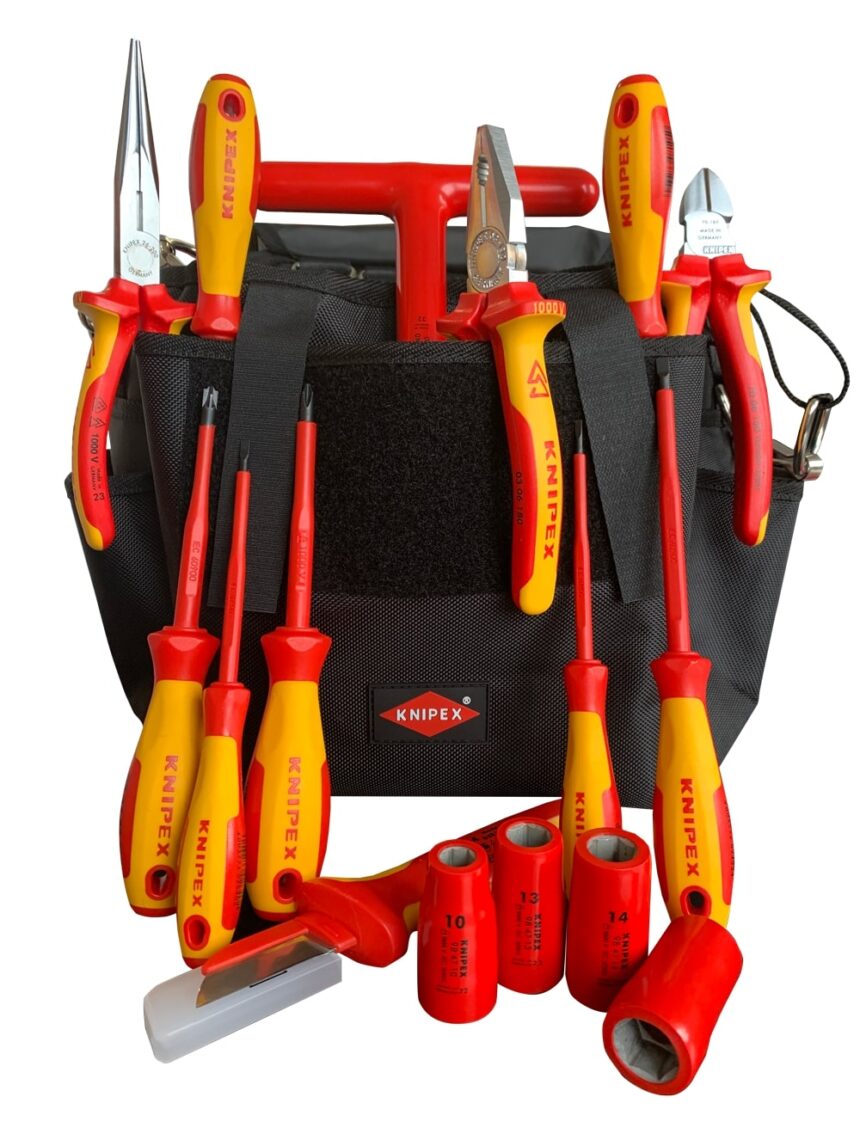 KNIPEX KIF mérőhelyi FAM szerszámcsomag regisztrált villanyszerelőknek ...